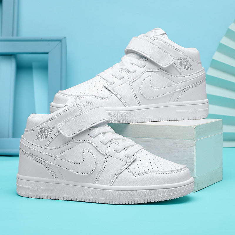 High-Top White Sneakers – Addis Outfits